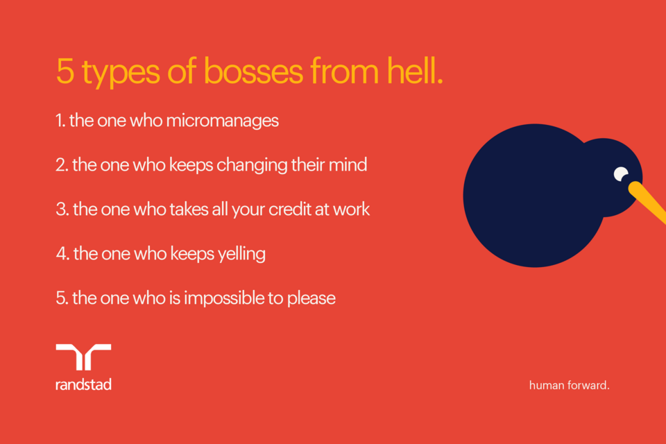 5 Bad Boss Types And How To Deal With Them Professionally Randstad 5 Bad Boss Types And How To Deal With Them Professionally Randstad