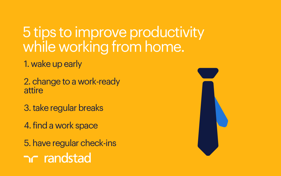 5 Tips on How to be Productive when Working from Home | Randstad Malaysia